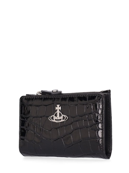 Slim croc embossed card holder - Vivienne Westwood - Women | Luisaviaroma