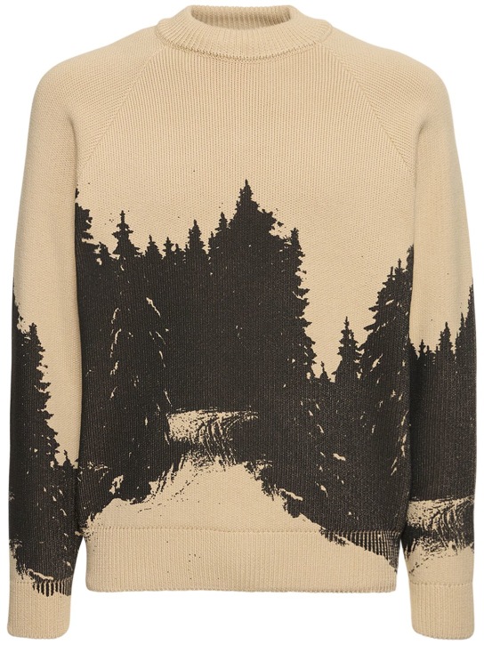 Forest scenery knitted sweater - Garment Workshop - Men | Luisaviaroma
