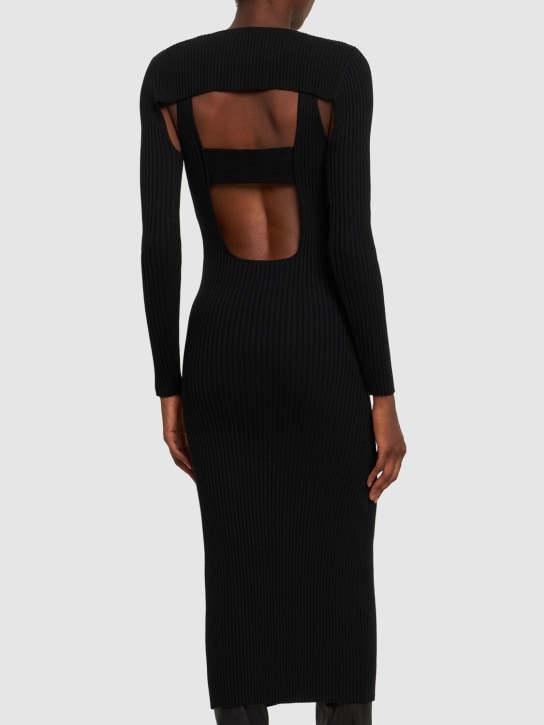 Simkhai Capsule Contoured Rib Midi Dress Wolford Women Luisaviaroma