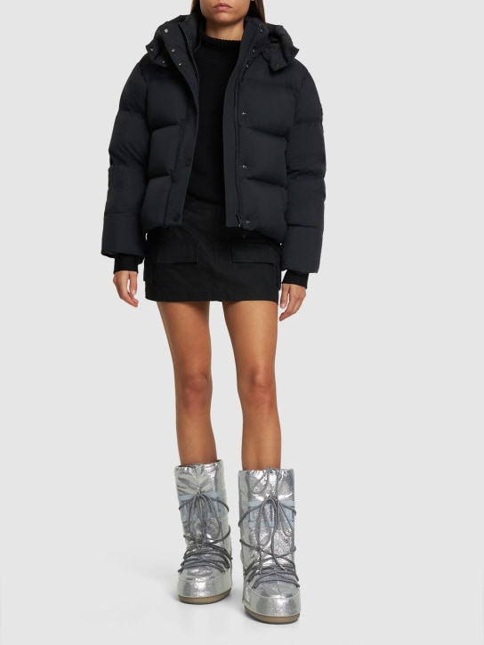 Hooded down jacket - Moose Knuckles - Women | Luisaviaroma