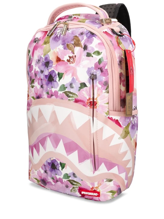 Printed canvas backpack - SPRAYGROUND - Kız Çocuk | Luisaviaroma