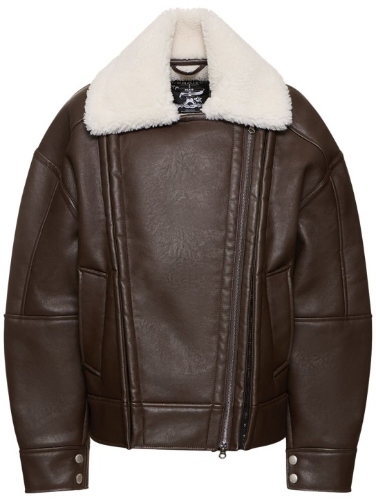 Faux shearling bomber jacket - Y/PROJECT - Women | Luisaviaroma
