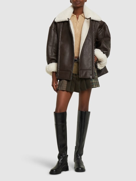 Faux shearling bomber jacket - Y/PROJECT - Women | Luisaviaroma