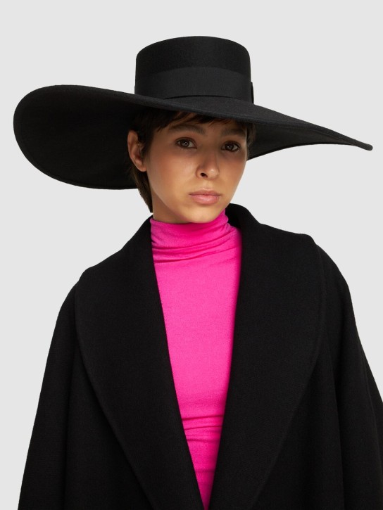 18cm wool felt wide hat - Nina Ricci - Women | Luisaviaroma