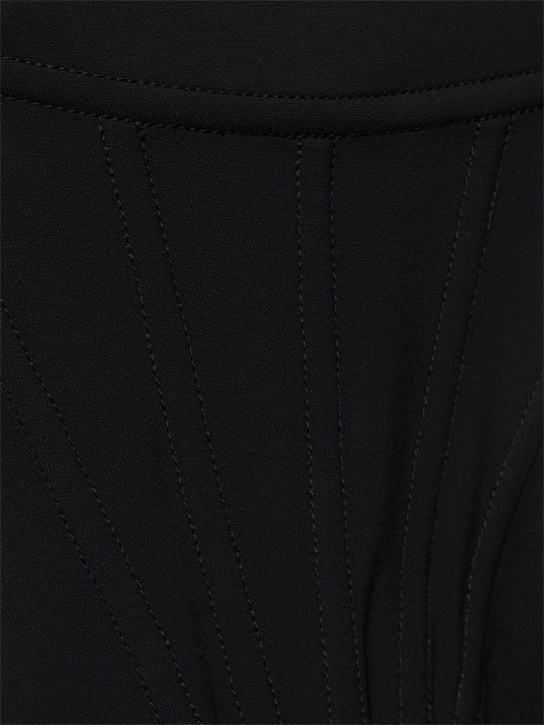 Viscose blend sablé midi corset dress - Versace - Women | Luisaviaroma