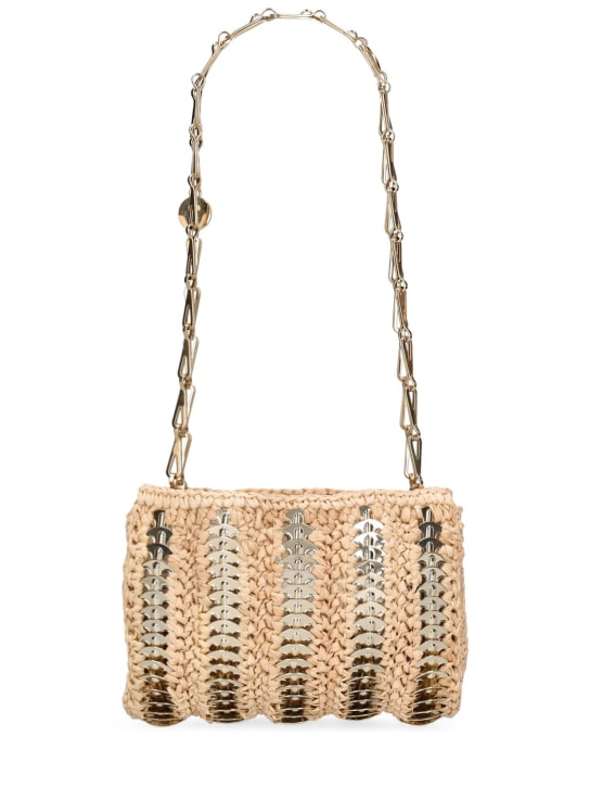 Sac porté épaule en raphia nano 1969 - Rabanne - Femme | Luisaviaroma