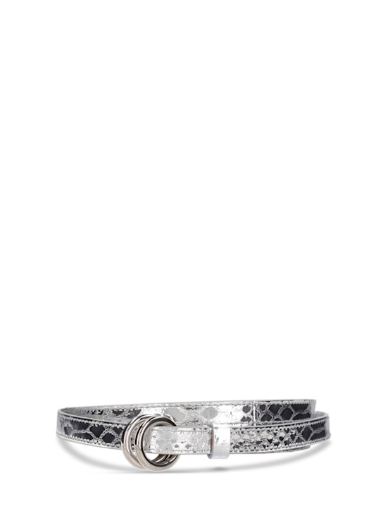 Jeanne embossed leather belt - Michael Kors Collection - Women ...