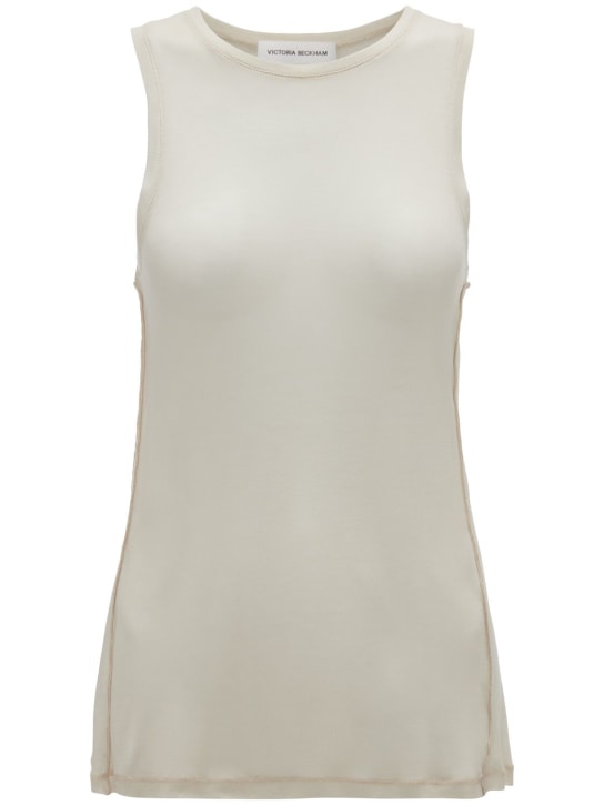 Lightweight jersey tank top - Victoria Beckham - Women | Luisaviaroma
