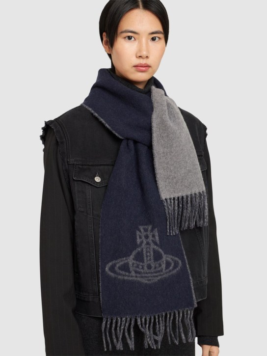 Bouble face orb wool scarf - Vivienne Westwood - Women | Luisaviaroma