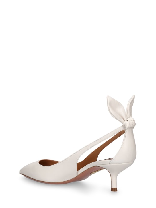 Décolleté in pelle con fiocco 50mm - Aquazzura - Donna | Luisaviaroma