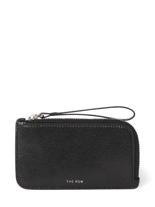 Zipped leather wallet - The Row - Women | Luisaviaroma