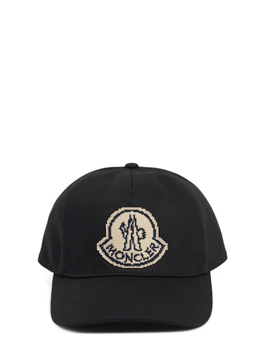 Cappello baseball in cotone con logo - Moncler - Uomo | Luisaviaroma
