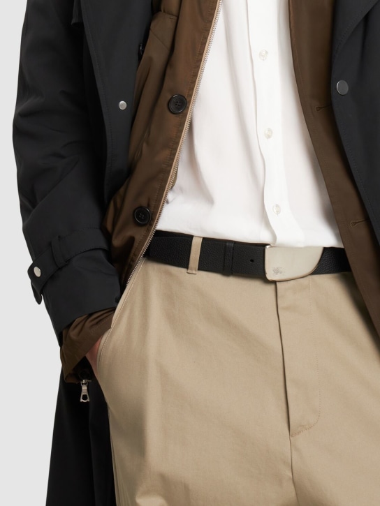 3,5cm breiter gürtel aus leder „shield“ - Burberry - Herren | Luisaviaroma