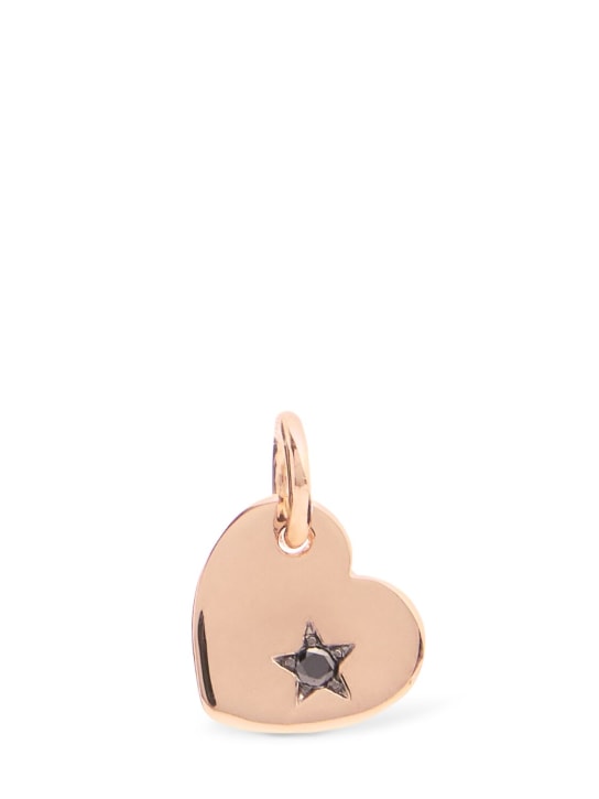 Charm heart in oro rosa 9kt / diamante - DoDo - Donna | Luisaviaroma