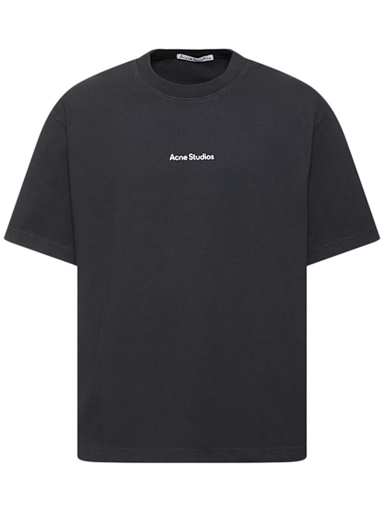 Extorr logo cotton t-shirt - Acne Studios - Men | Luisaviaroma