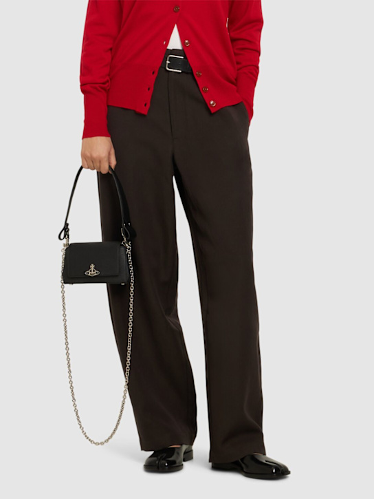 Small hazel saffiano plain shoulder bag - Vivienne Westwood - Women | Luisaviaroma
