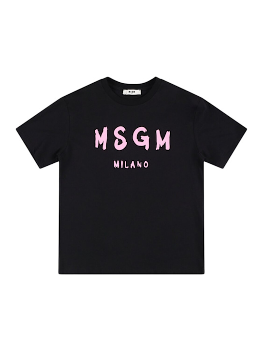 Printed cotton jersey t-shirt - MSGM - Girls | Luisaviaroma