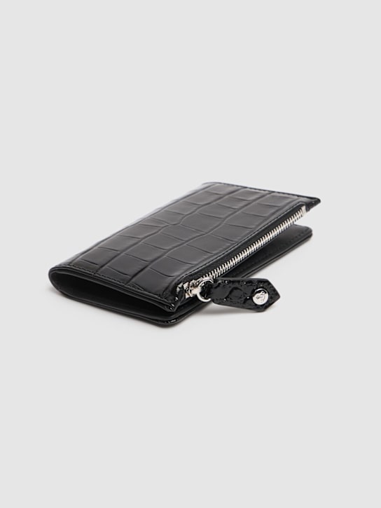 Slim croc embossed card holder - Vivienne Westwood - Women | Luisaviaroma