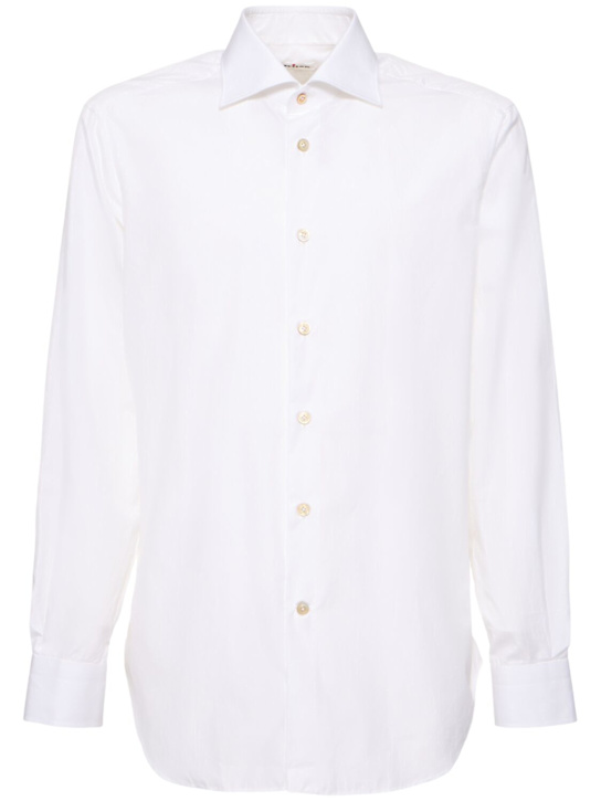 Camicia in cotone - Kiton - Uomo | Luisaviaroma