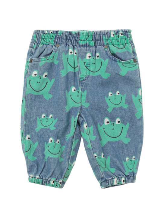Frog print cotton chambray pants - Stella McCartney Kids - Boys ...