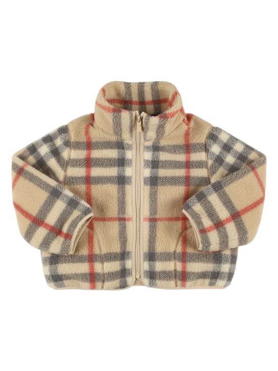 Giacca in teddy check - Burberry - Bambina | Luisaviaroma