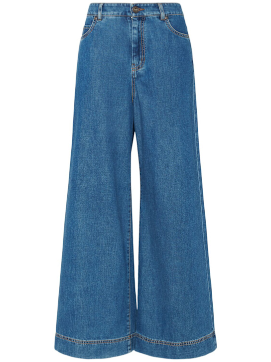 Vega denim wide jeans - Weekend Max Mara - Women | Luisaviaroma