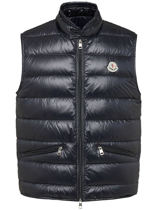 Piumino smanicato gui in nylon trapuntato - Moncler - Uomo | Luisaviaroma