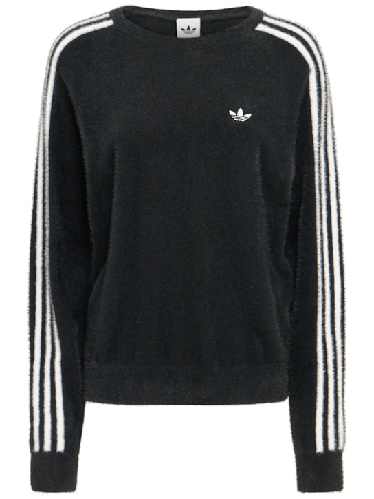 Holiday fluffy knit tech sweater - adidas Originals - Women | Luisaviaroma