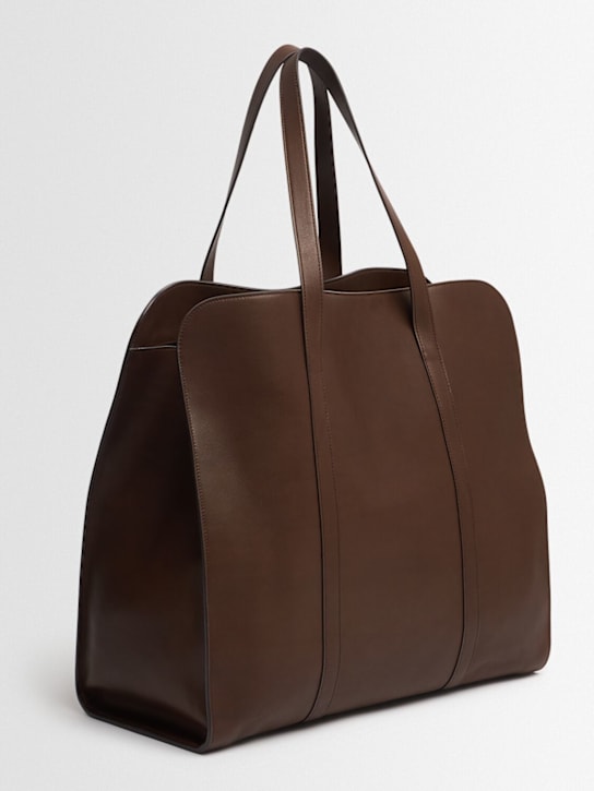 Ben leather tote bag - The Row - Men | Luisaviaroma