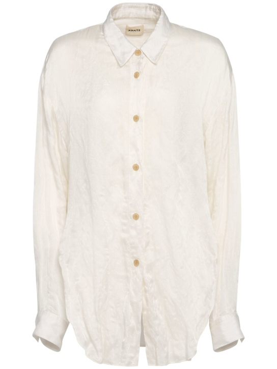 Camisa de viscosa - Khaite - Mujer | Luisaviaroma