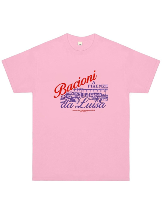 Bacioni da luisa printed cotton t-shirt - Nss Edicola - Women ...