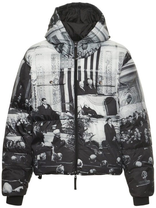 Printed tech puffer jacket - MSFTSrep - Men | Luisaviaroma