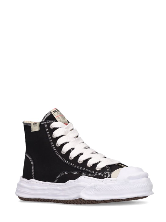 Hank hi original cotton canvas sneakers - Mihara Yasuhiro - Men ...