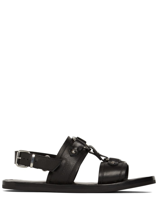 Harness flat vintage sandals - Dsquared2 - Men | Luisaviaroma