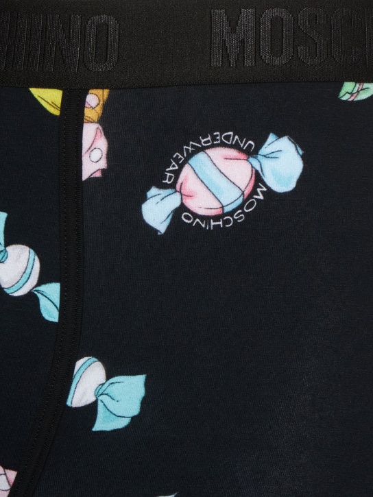 Candy stretch cotton boxer briefs - Moschino - Men | Luisaviaroma
