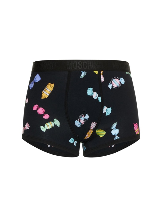 Candy stretch cotton boxer briefs - Moschino - Men | Luisaviaroma