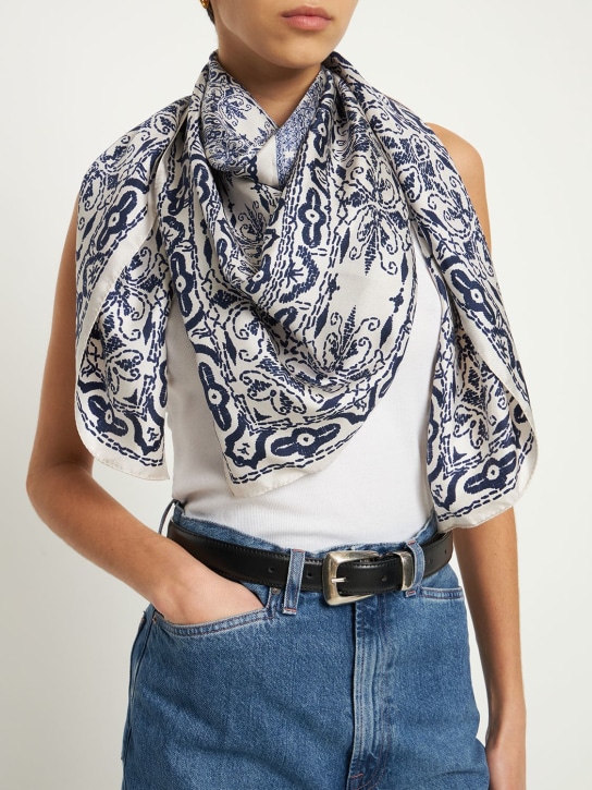 Foulard en soie aloel - Max Mara - Femme | Luisaviaroma