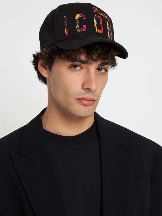 Icon sunset gabardine baseball cap - Dsquared2 - Men | Luisaviaroma