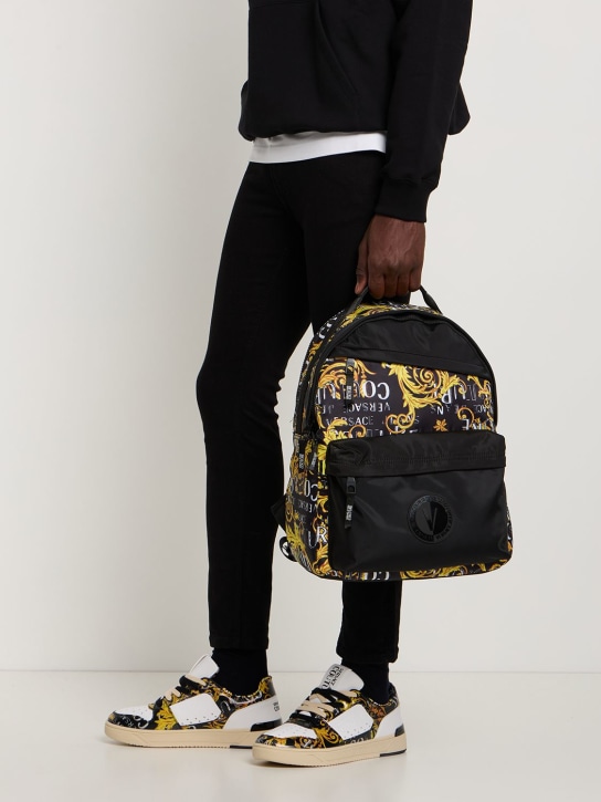Baroque print tech backpack - Versace Jeans Couture - Men | Luisaviaroma
