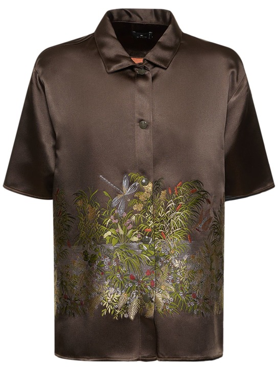 Embroidered viscose blend over shirt - Etro - Women | Luisaviaroma