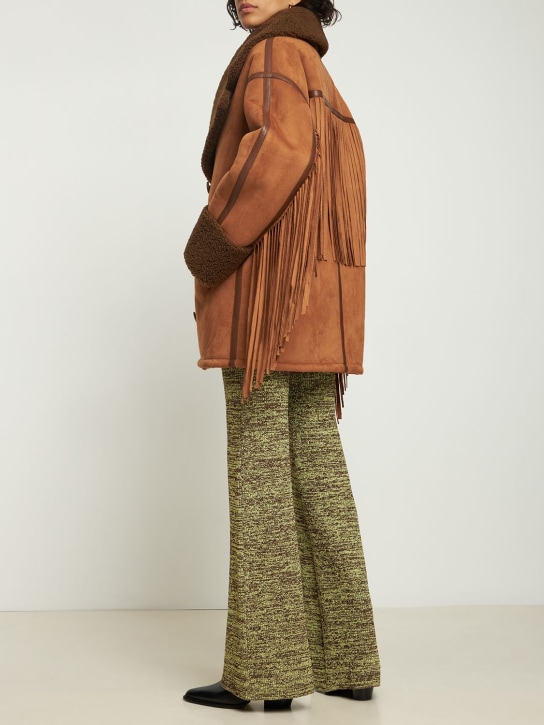 Aaronisha faux shearling fringes coat - Rotate - Women | Luisaviaroma