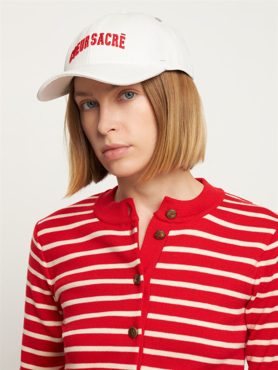 Coeur sacre cotton twill cap - AMI Paris - Women | Luisaviaroma