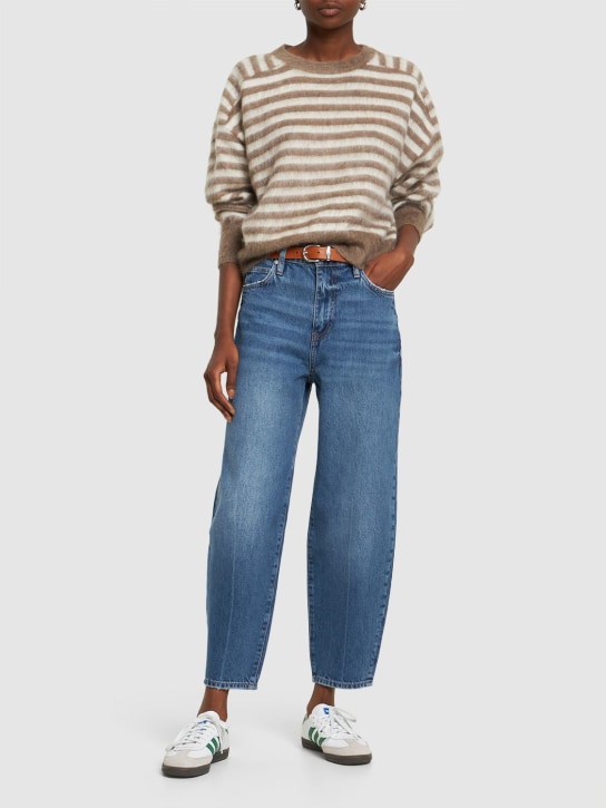 Ultra high rise barrel leg jeans - Frame - Women | Luisaviaroma