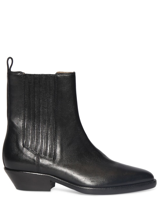 Bottines en cuir delena 40 mm - Isabel Marant - Femme | Luisaviaroma