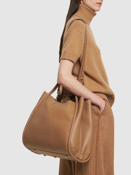 Lvr exclusive marine leather tote bag - Max Mara - Women | Luisaviaroma