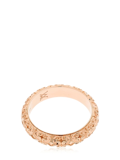 Florentine gentlemen wedding ring - Vanzi - Men | Luisaviaroma