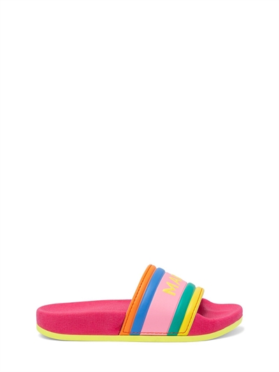 Color block slide sandals w/ logo - Marc Jacobs - Girls | Luisaviaroma