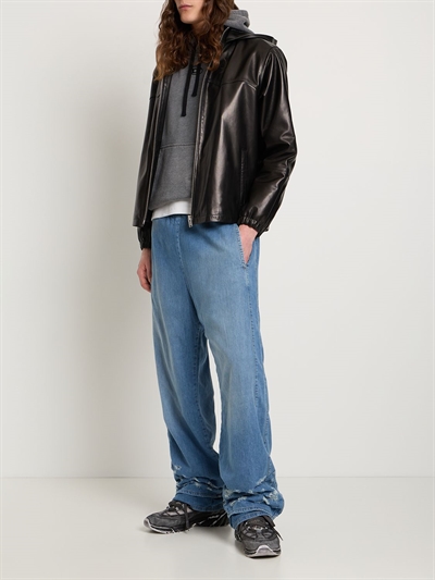 Destroyed cotton denim sweatpants - Diesel - Men | Luisaviaroma