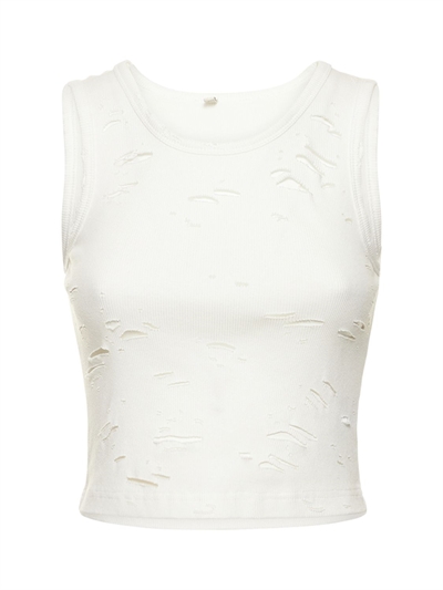 Distressed tank top - R13 - Women | Luisaviaroma