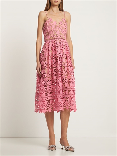 Vestido midi de encaje - Self-portrait - Mujer | Luisaviaroma